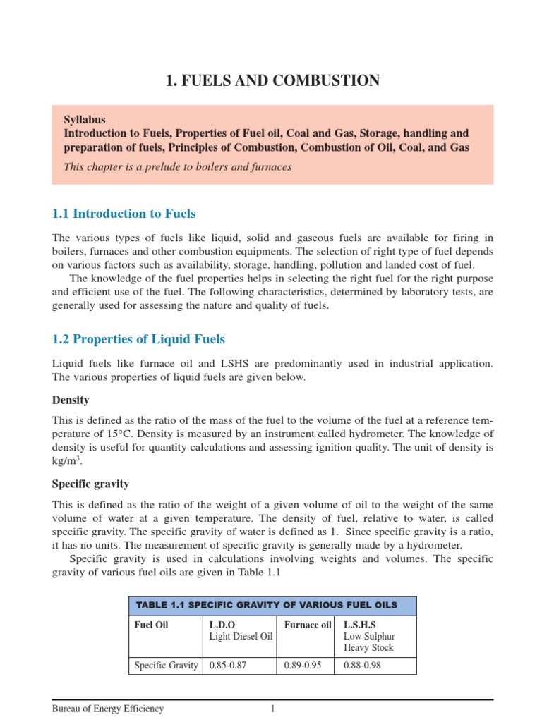 Fuels & Combustion | PDF | Technology & Engineering