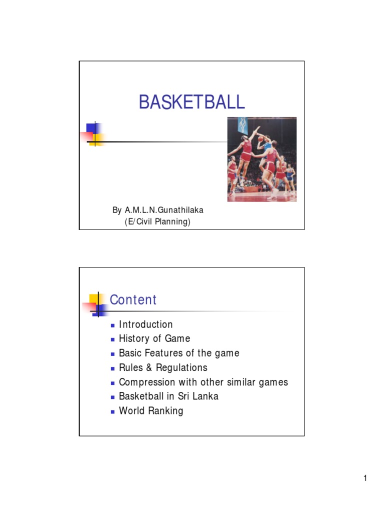 Overview of Basketball History and Rules | PDF
