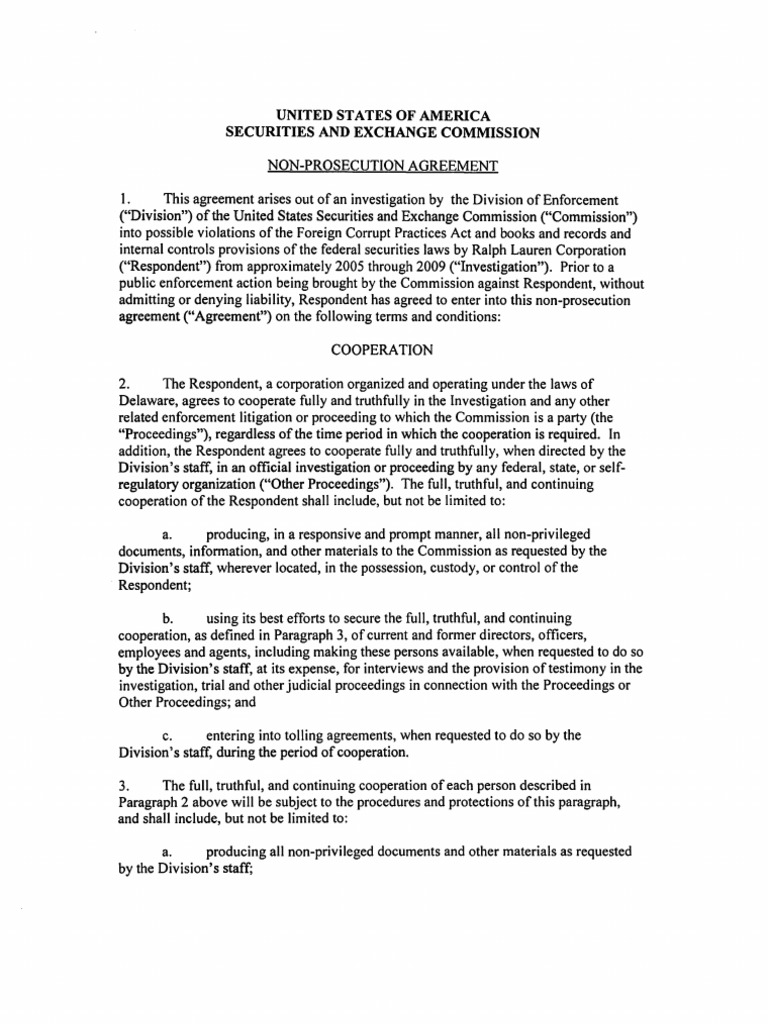 United States of America Securities and Exchange Commission | PDF