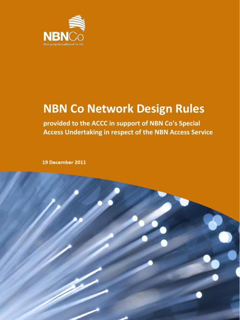 NBN Co Network Design Rules | PDF | Fiber Optic Communication ...