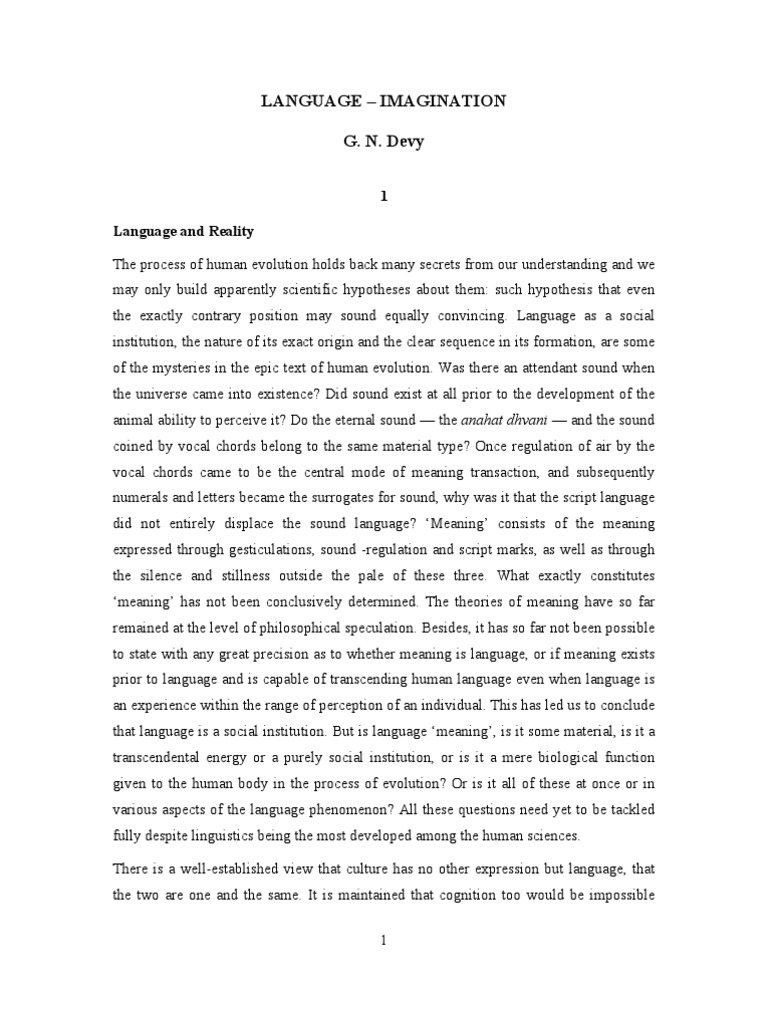 Hyderabad Devy Imagination | PDF | Imagination | Mind