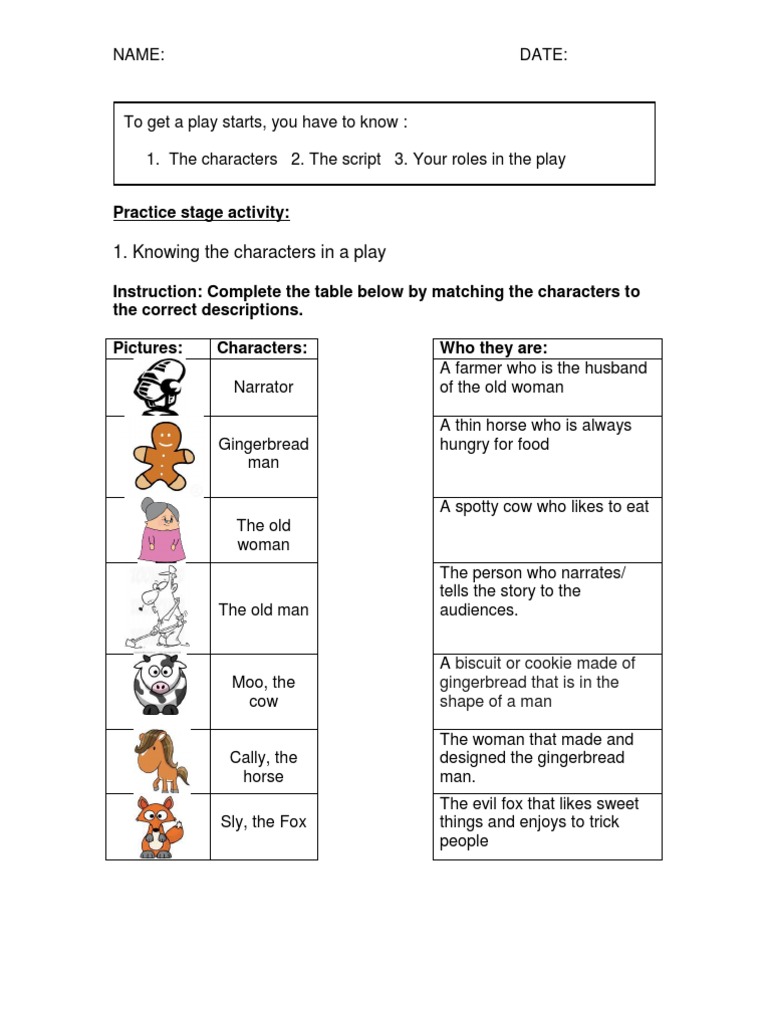 Play For The Gingerbread Man | PDF | Leisure