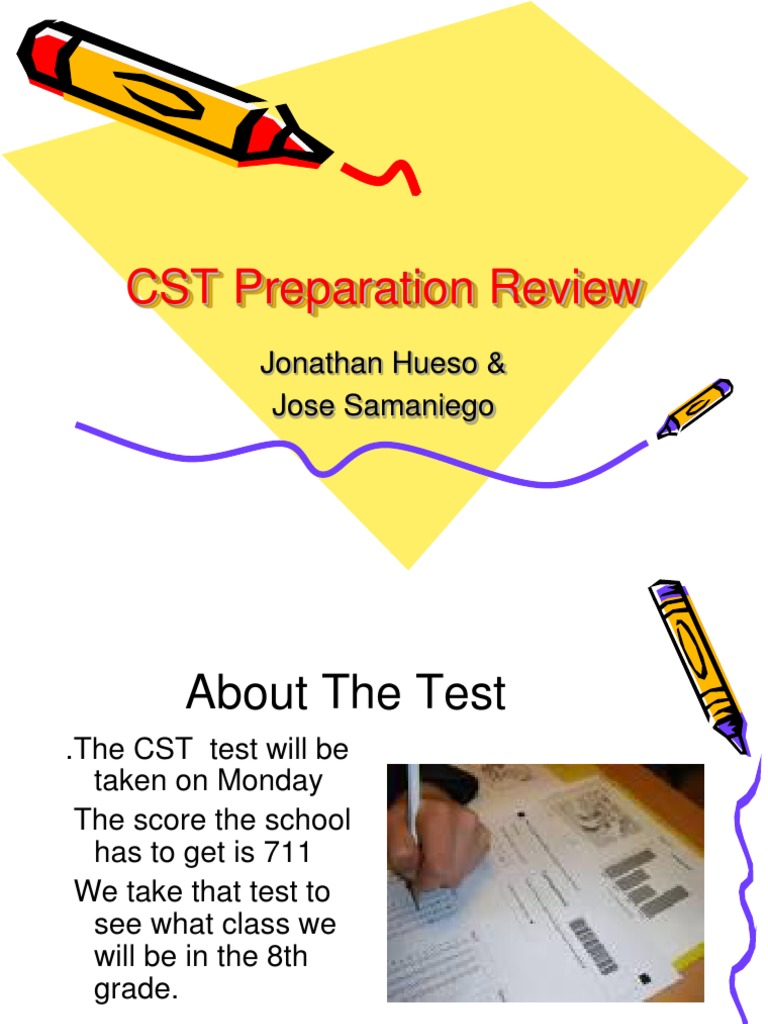 CST Preparation Review: Jonathan Hueso & Jose Samaniego | PDF ...