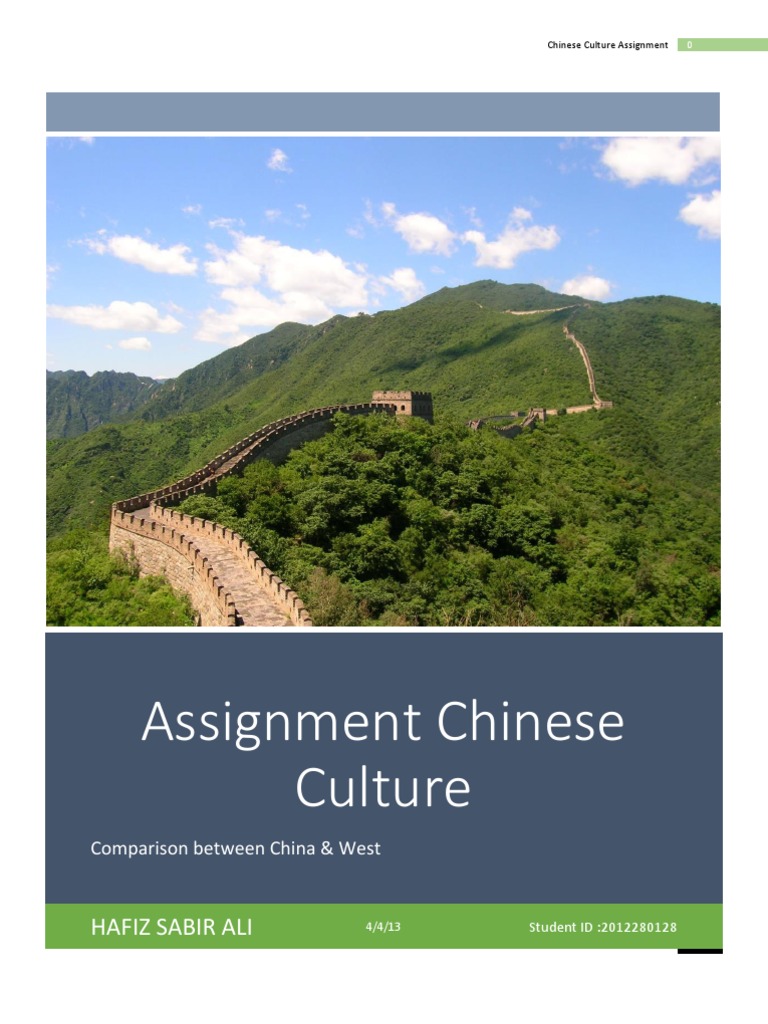 Chinese vs. Western Cultural Comparisons | PDF | Etiquette | Science