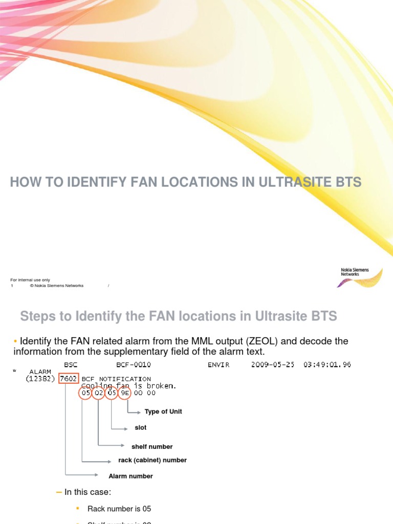FAN Location in Nokia BTS | PDF | Technology & Engineering