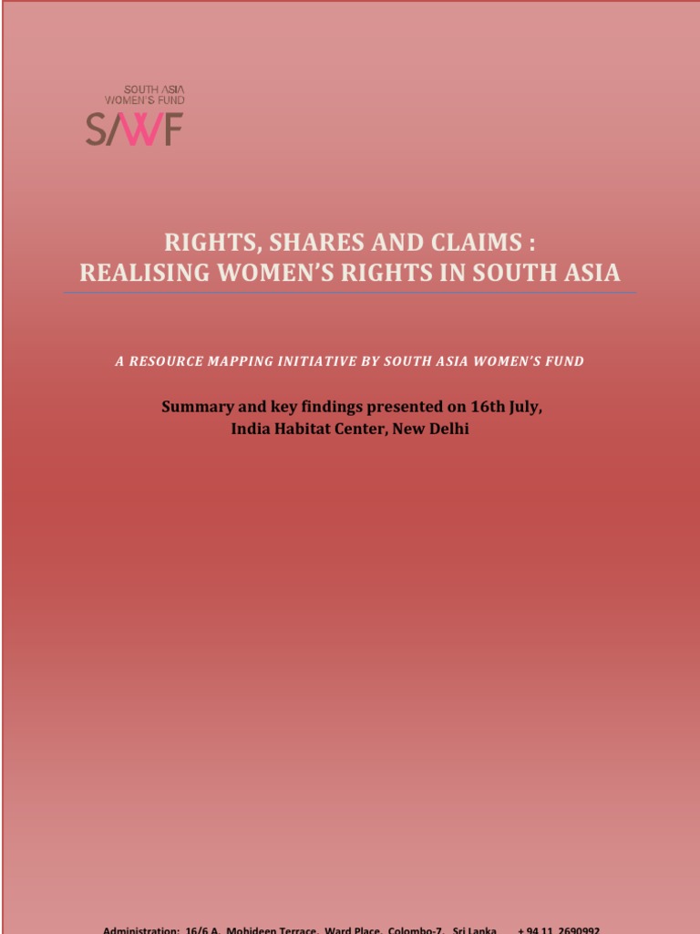Women's Right | PDF | Aid Effectiveness | Non Governmental Organization