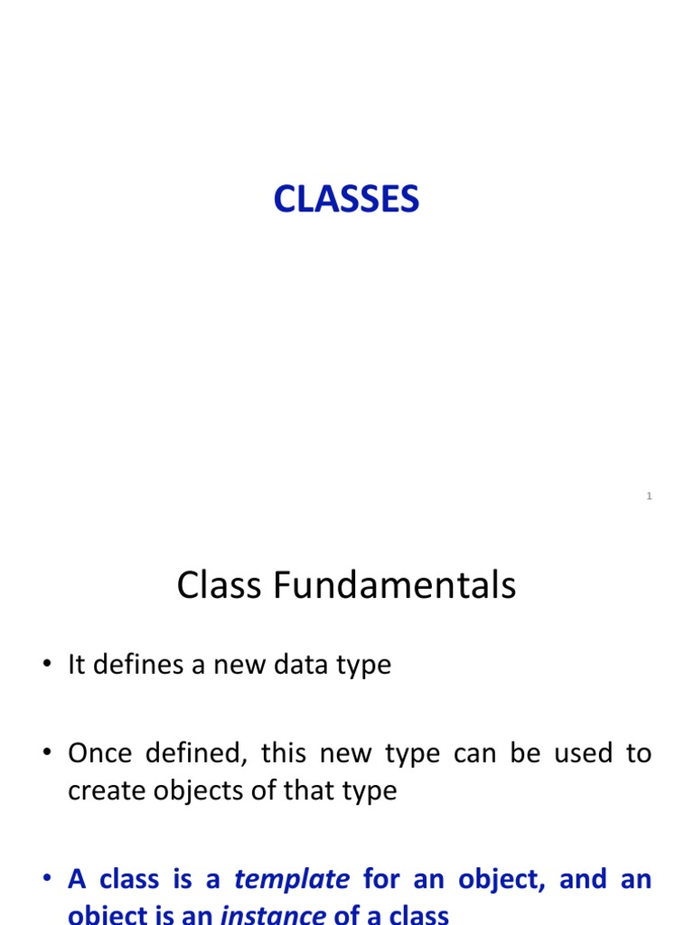 5 Classes | PDF | Constructor (Object Oriented Programming) | Programming 5 Classes | PDF | Constructor (Object Oriented Programming) | Programming