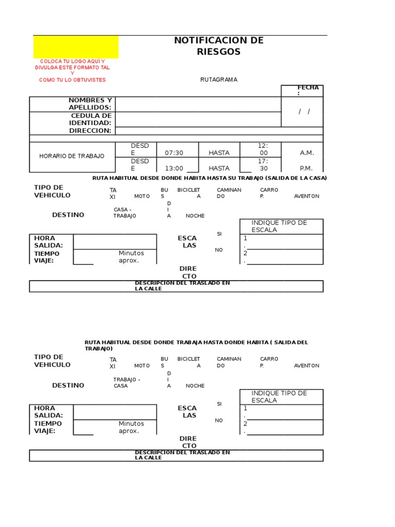 Rutagrama Generico New