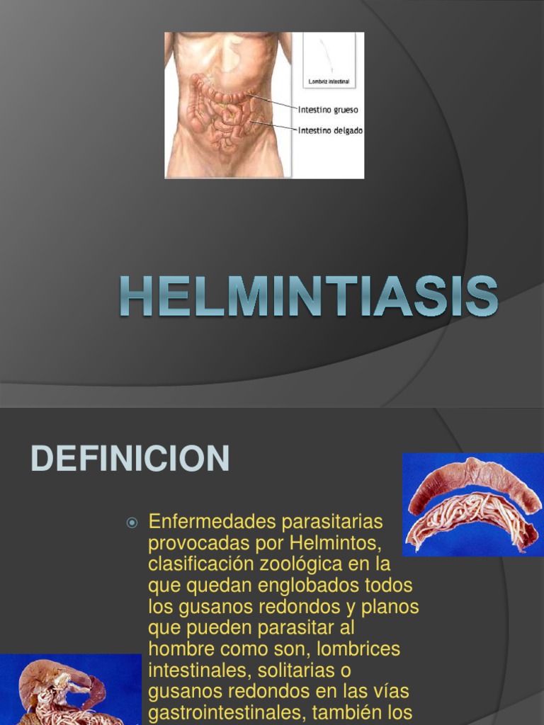 HELMINTIASIS | PDF | Heces | Abdomen
