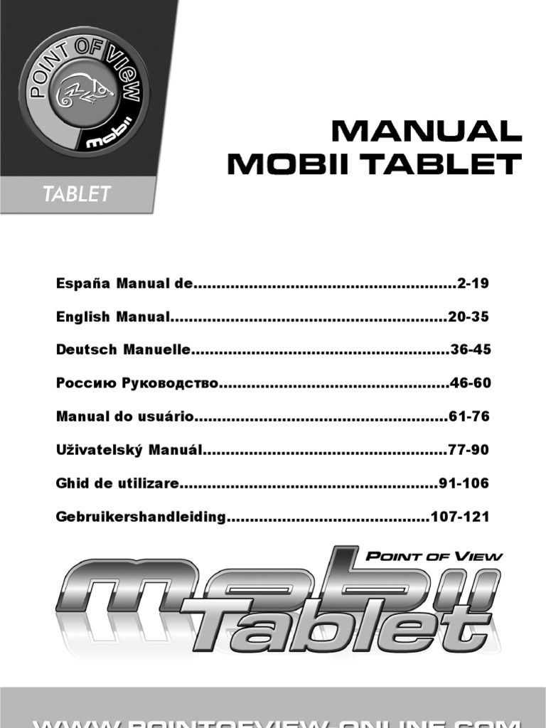 Manual Tablet 7 Gen II Multi | PDF