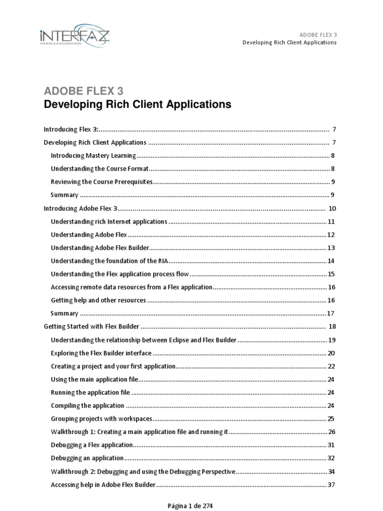 Developing Rich Client Applications | PDF | Apache Flex | Action Script