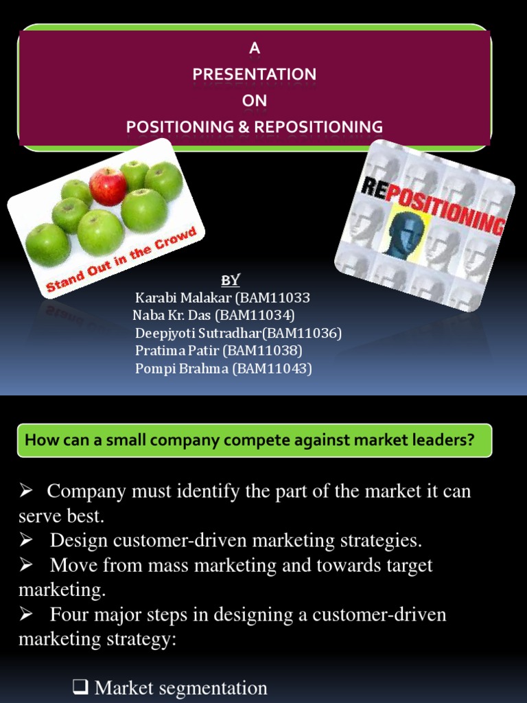 Positioning | PDF | Strategic Management | Leadership