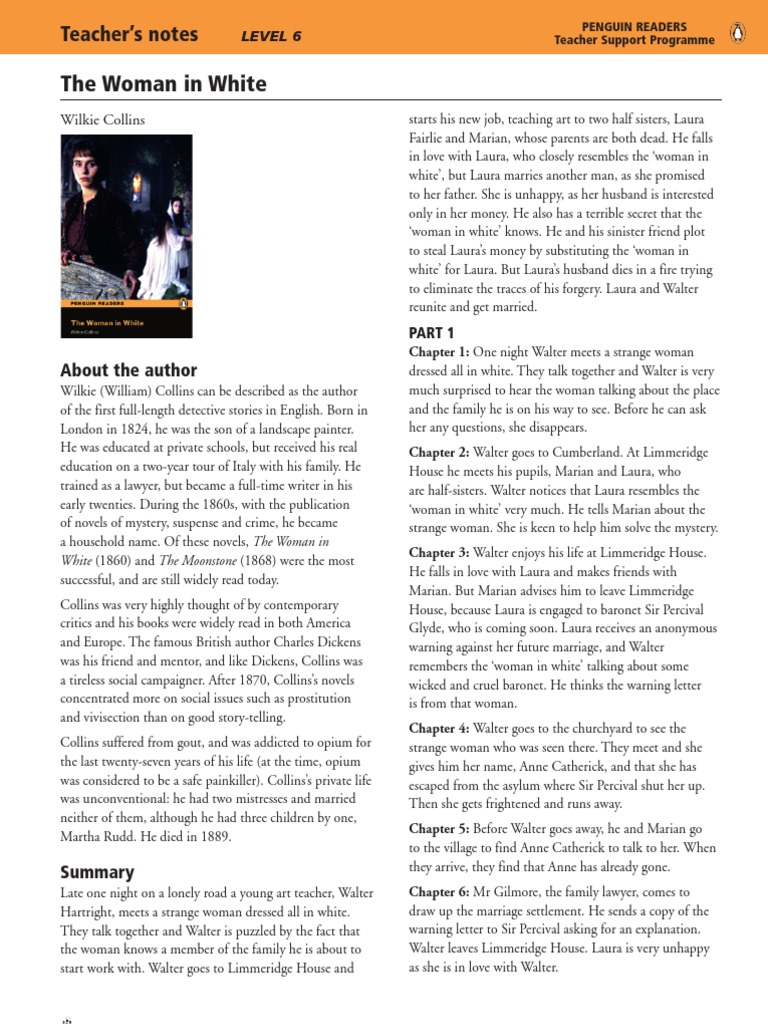 Woman in White Teacher's Notes | PDF | The Woman In White (Novel)