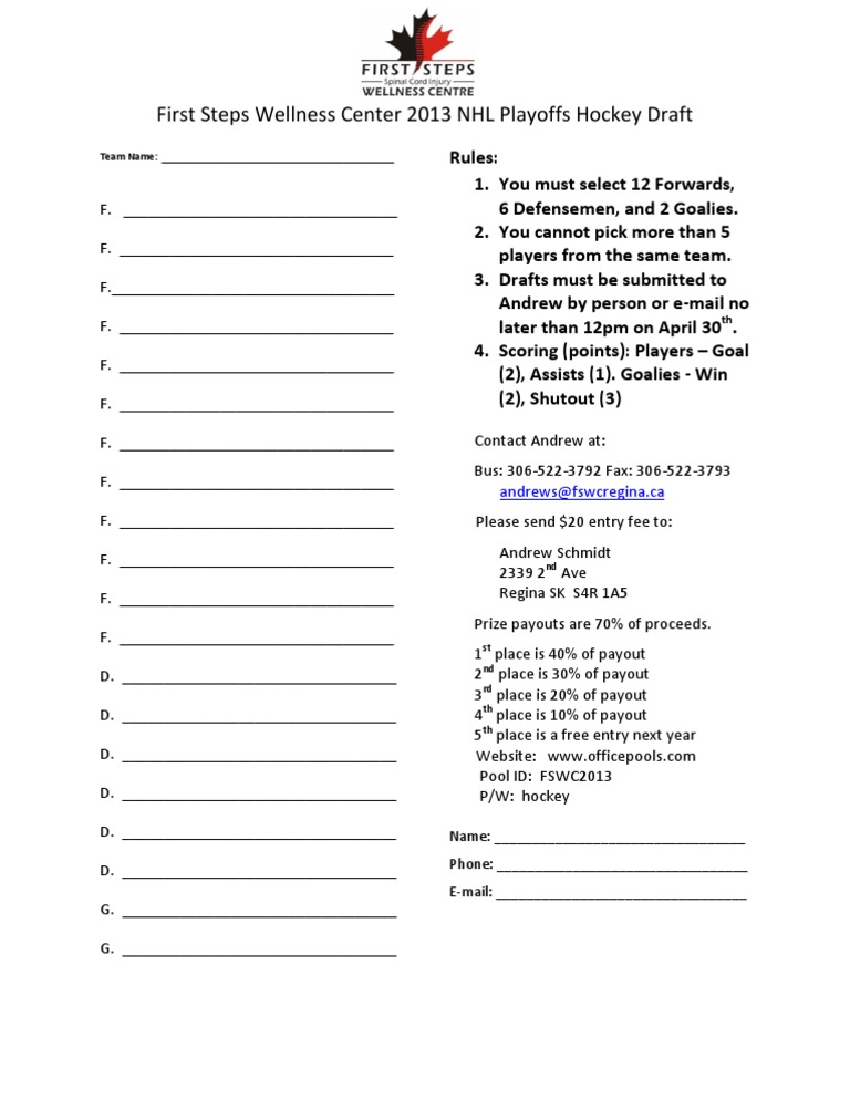 First Steps Wellness Center Playoff Draft 2013 | PDF | Finance & Money ...