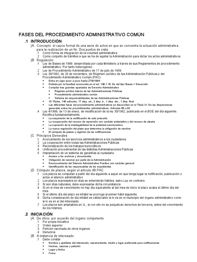 Esquema Procedimiento Administrativo | PDF | Gobierno | Justicia