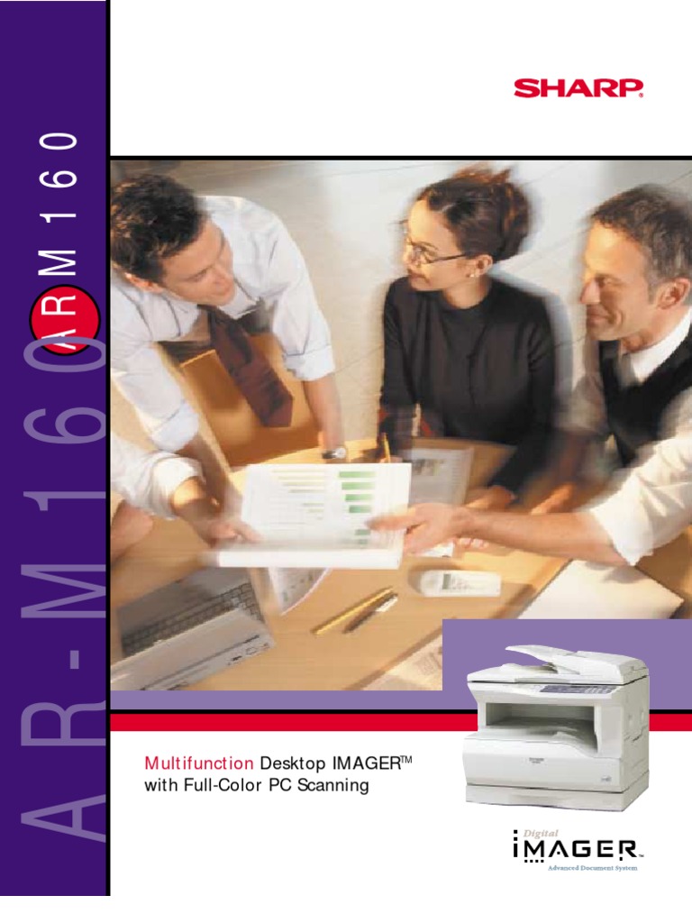 Sharp AR M160 Brochure | PDF | Image Scanner | Personal Computers