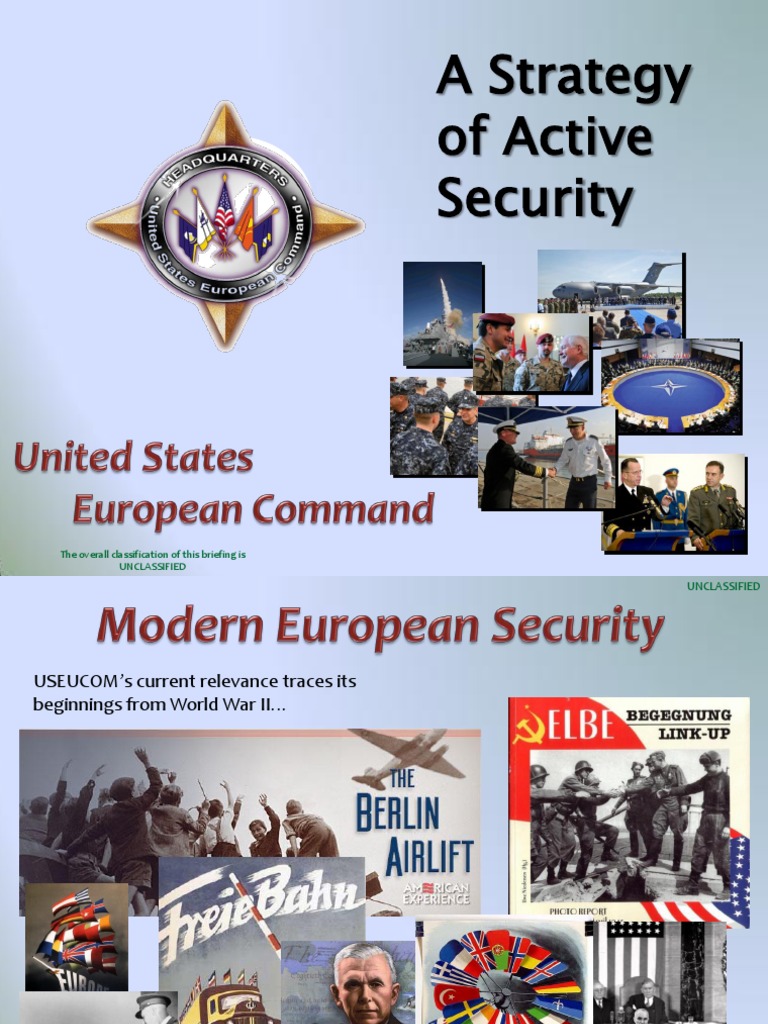 14-06 - EUCOM Command Brief | PDF | Nato | Security