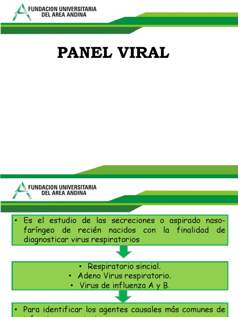 Panel Viral para Diagnóstico Respiratorio | PDF