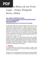 Estrutura do Texto Legal: Artigos e Incisos | PDF | Lei Estatutária ...