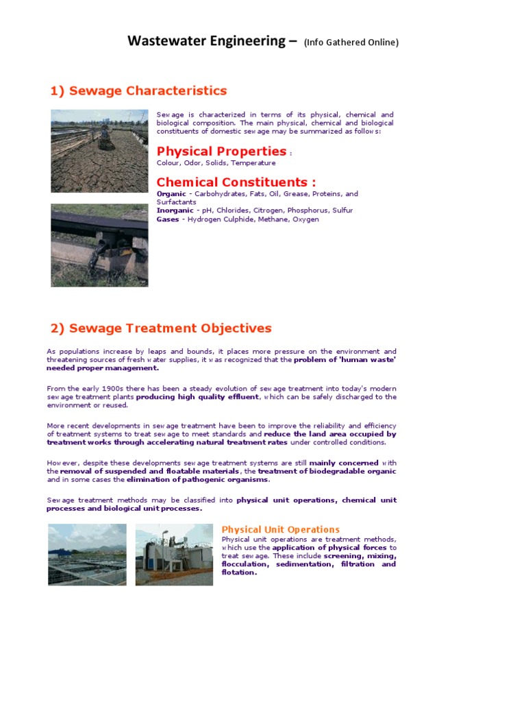 Wastewater Engineering | PDF | Sewage Treatment | Septic Tank