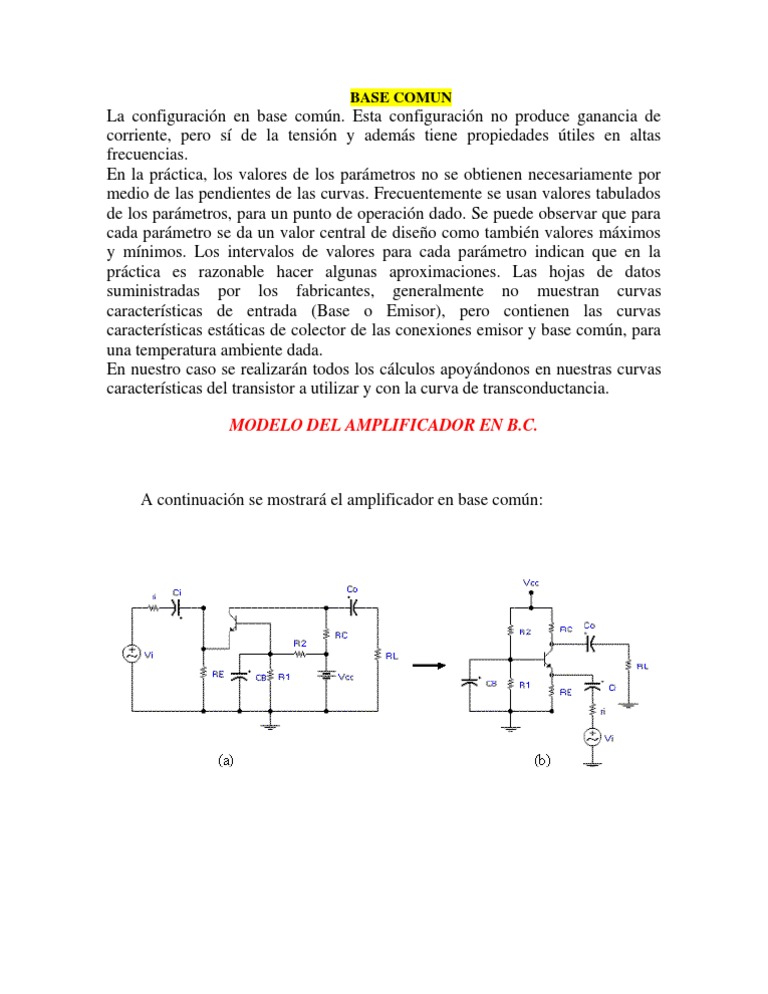 Base Comun | PDF