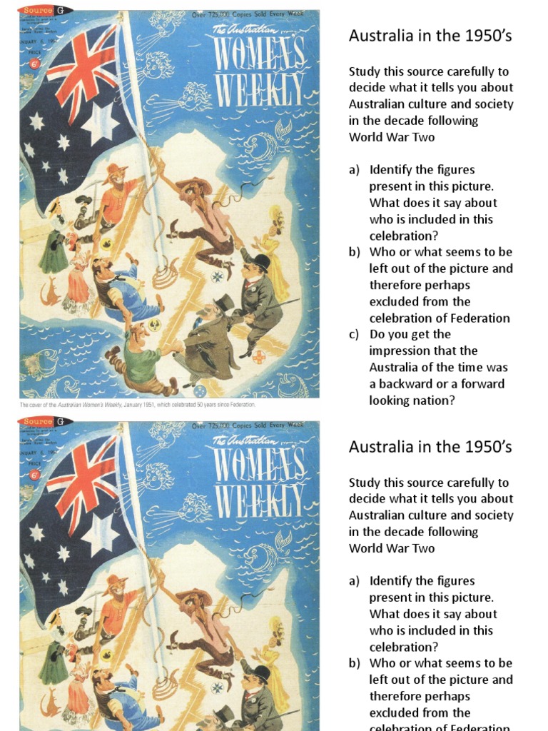 Australian Culture in the 1950s | PDF