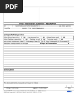 Detailed Necropsy Report Template | PDF | Stomach | Autopsy