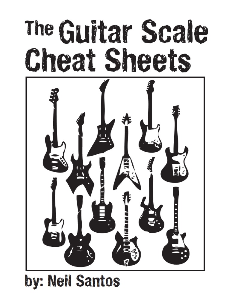 The Guitar Cheat Sheets | PDF | Mode (Music) | Minor Scale