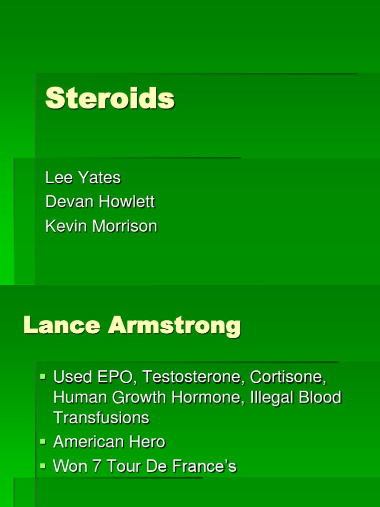 Steroids PowerPoint | Growth Hormone | Medical Specialties