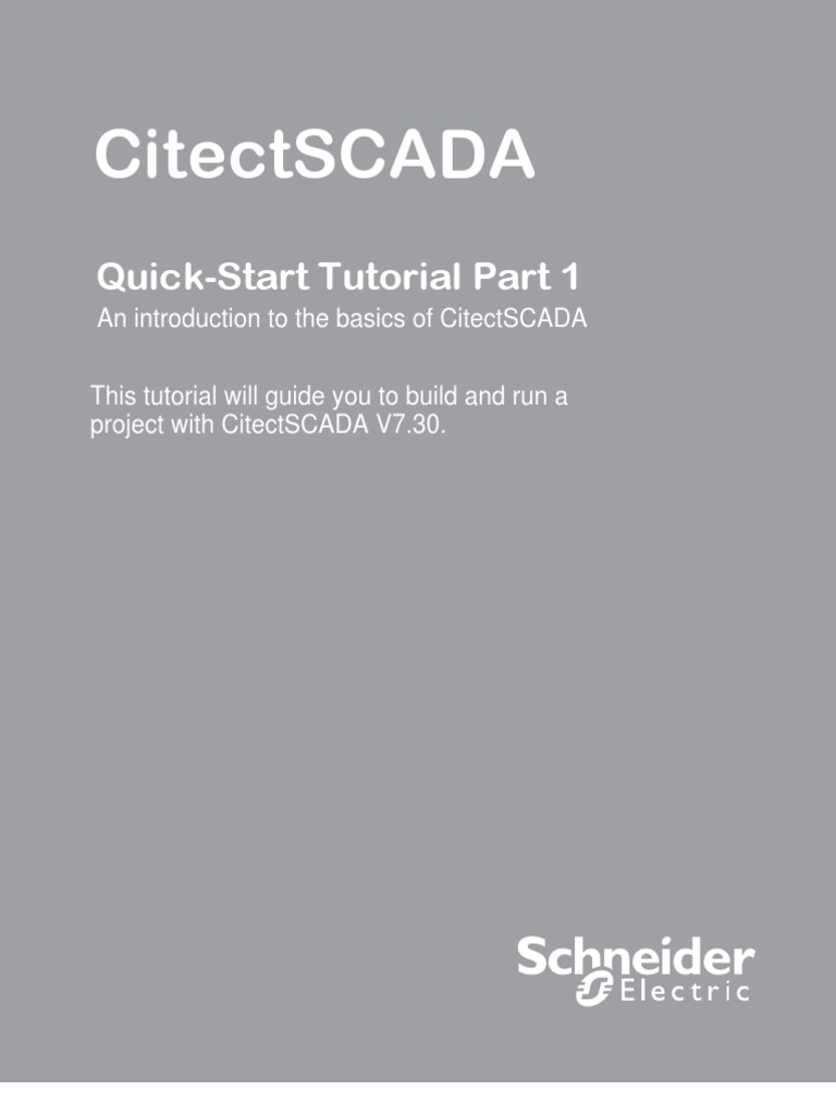 CitectSCADA - Quick Start Tutorial | PDF