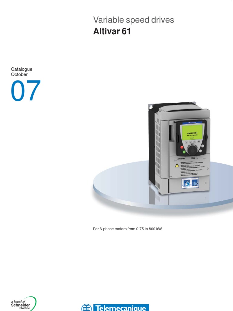 Altivar 61 Catalogue | PDF | Electromagnetic Compatibility ...