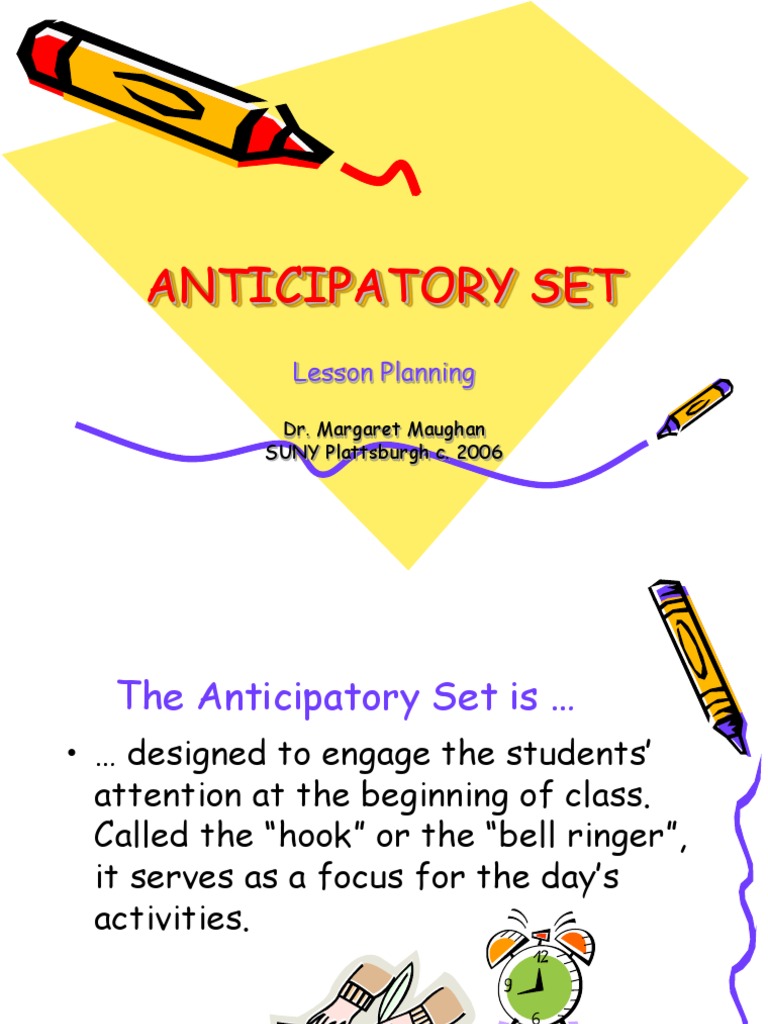 Anticipatory Set in Lesson Planning | PDF | Self-Improvement | Science ...