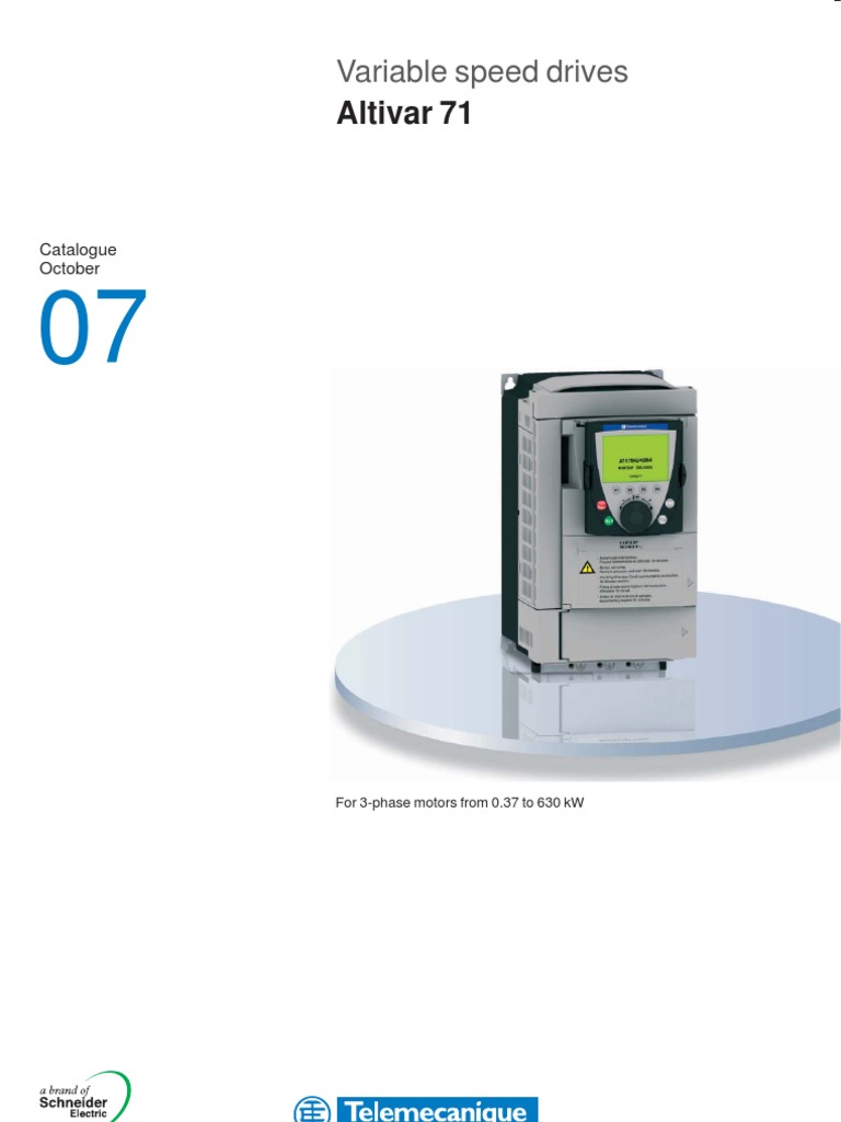 Altivar 71 Catalogue | PDF | Electrical Engineering | Electromagnetism
