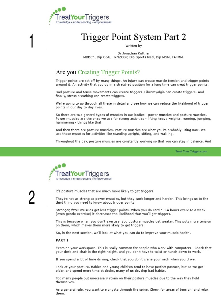 Trigger Point System 2 | PDF