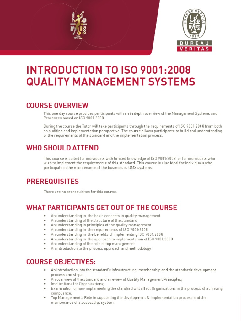 Bureau Veritas | Iso 9000 | Quality Management
