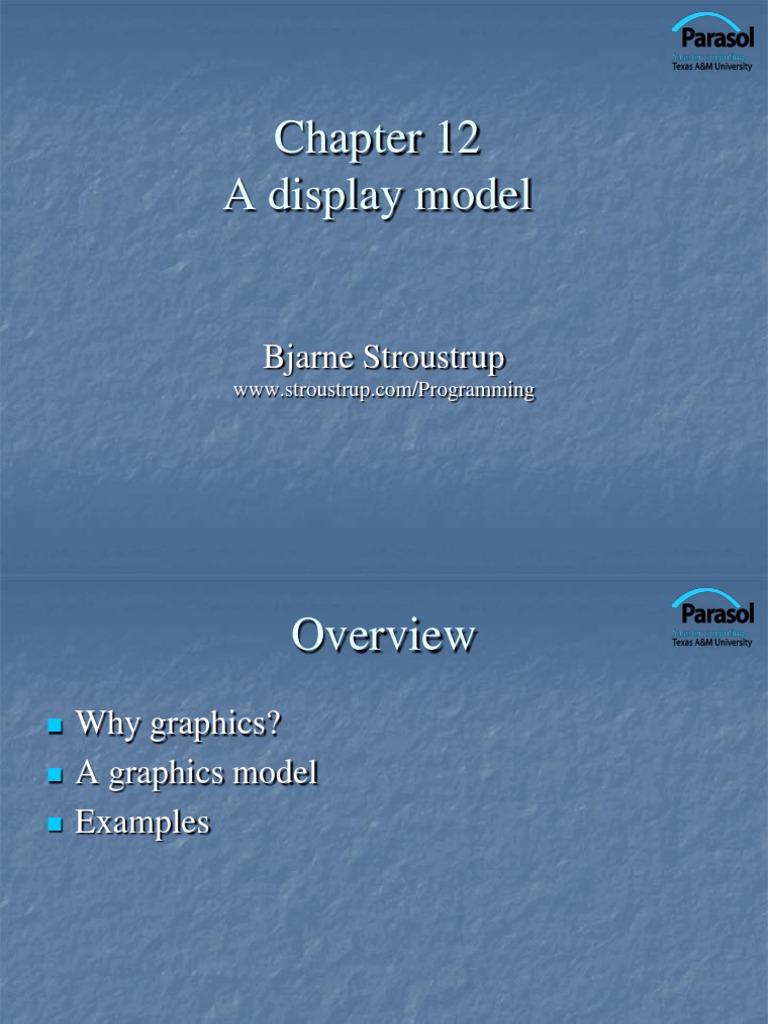 A Display Model: Bjarne Stroustrup | PDF | Graphical User Interfaces | Graphics