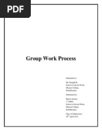 Community Work Process Report Number Two | PDF | Community | Social Work