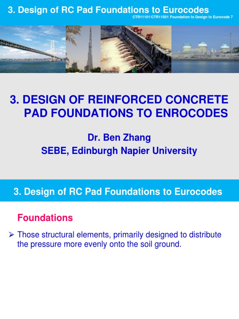 RC Pad Foundation Design to Eurocode 7 | PDF | Geotechnical Engineering ...