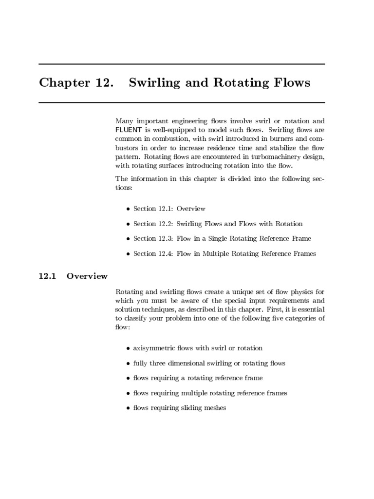 Fluent Moving Frames | PDF | Rotation Around A Fixed Axis | Fluid Dynamics