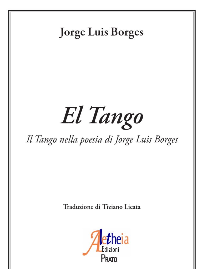 Borges y el Tango: Poesía y Memoria | PDF | Tango | Estilos de música ...