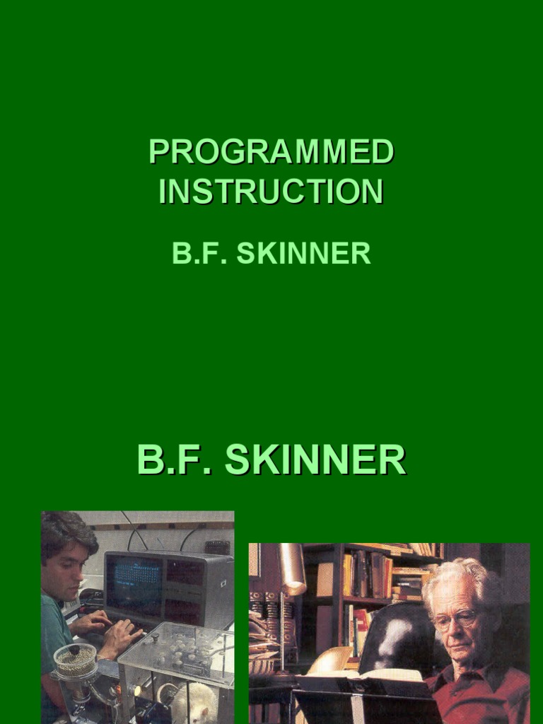 Programmed Instruction | PDF