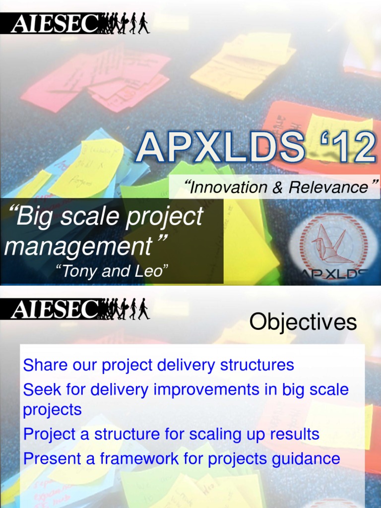 Big Scale Project Management: "Tony and Leo" | PDF | Community ...