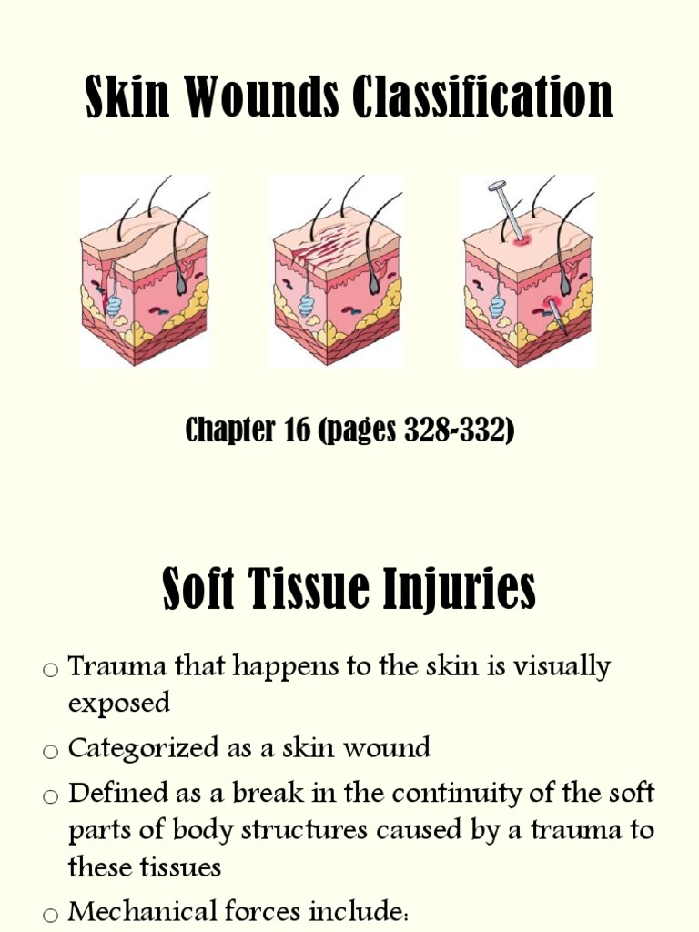 Skin Wound Types and Treatments Guide | PDF | Wound | Methicillin ...