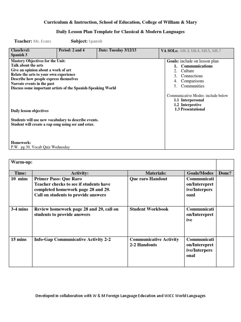Spanish 3 Lesson, Rap Song Using Ser and Estar | PDF | Language ...