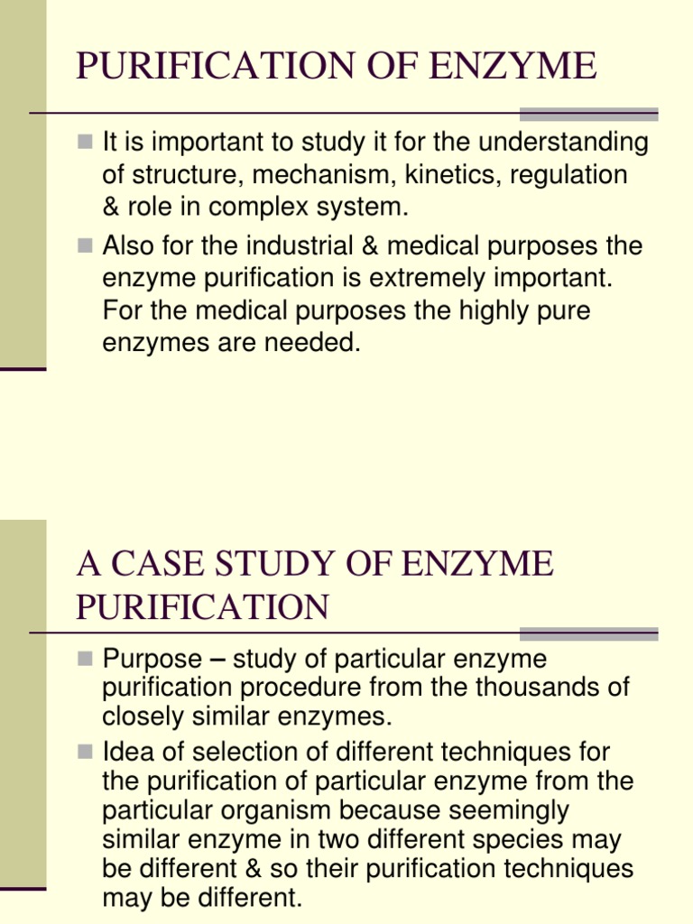 Purification Of Enzyme Chromatography Rna