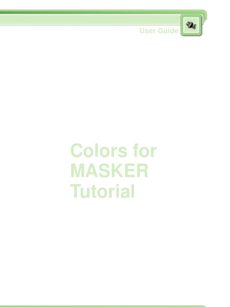 Colors For MASKER Tutorial | PDF | Texture Mapping | Rgb Color Model