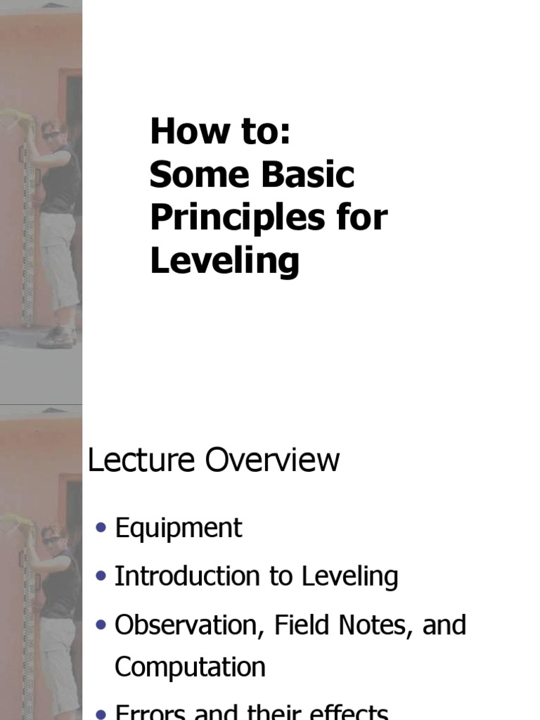 Surveying Equipment Essentials | PDF | Scientific Observation | Applied ...