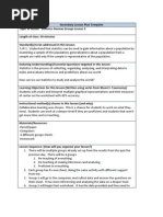 Lesson Plan: Developing A Growth Mindset | PDF | Mindset | Lesson Plan