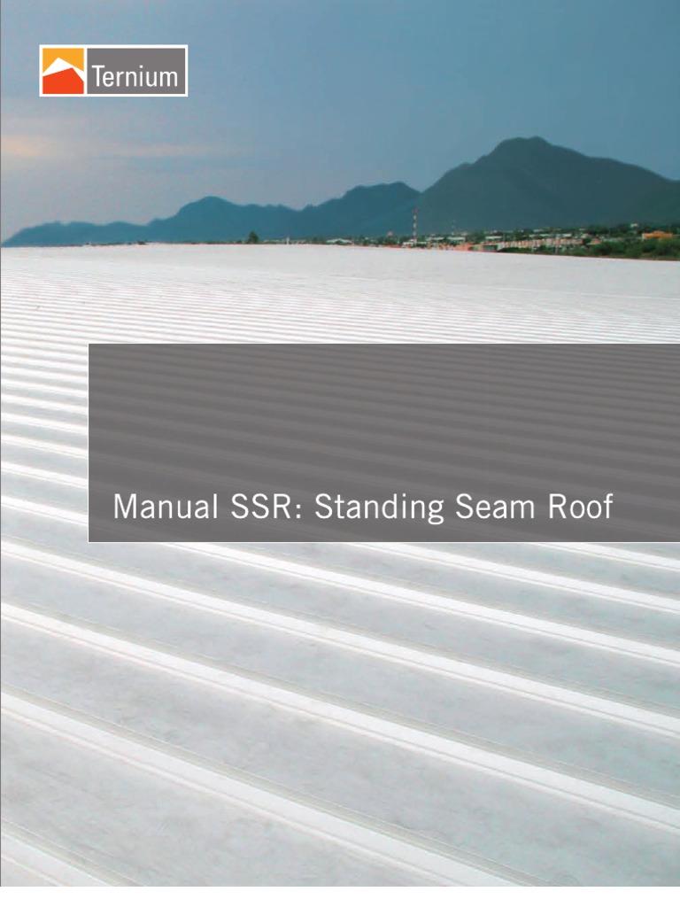 Manual SSR - Standing Seam Roof | PDF