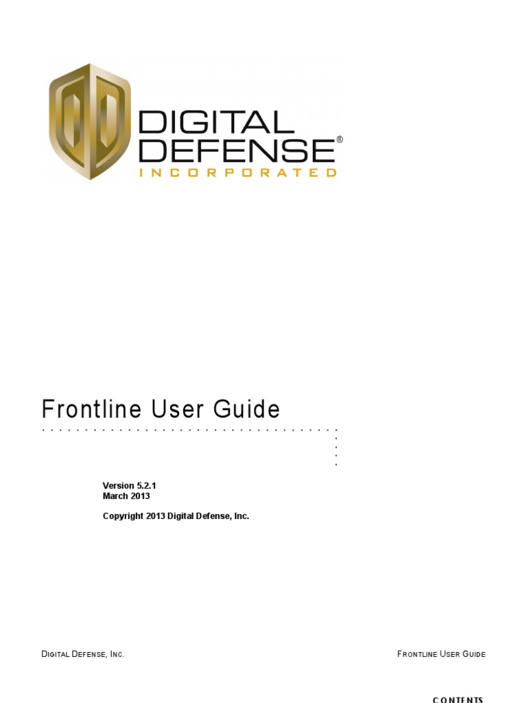 Frontline Users Guide | PDF | Login | Password
